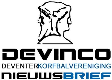 Nieuwsbrief - Korfbalclub Devinco Deventer