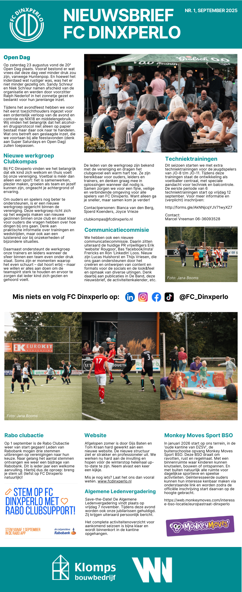 Nieuwsbrief September 2025 - FC Dinxperlo