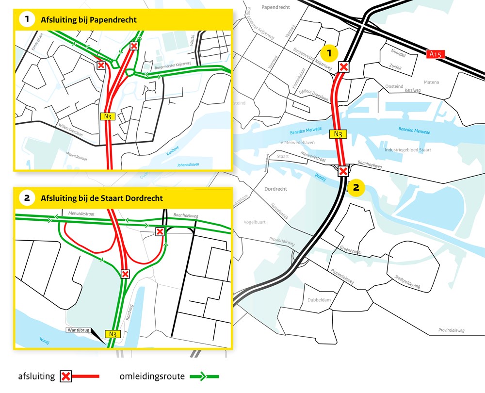 Werkzaamheden N3 - vv Drechtstreek