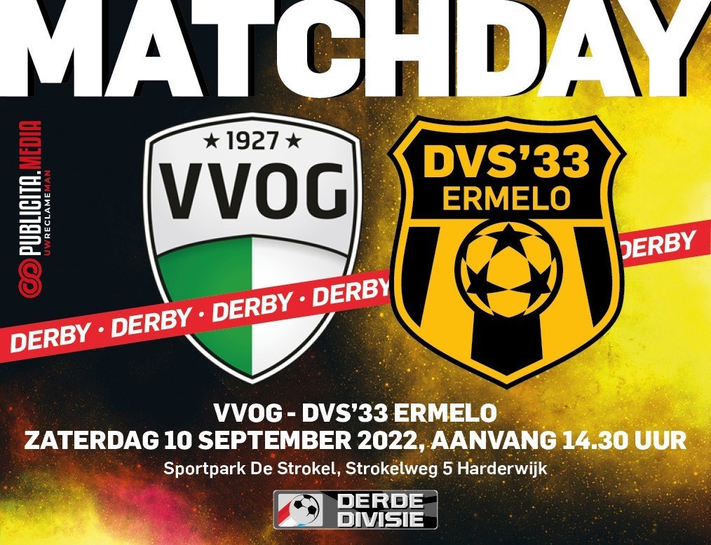 DVS’33 Ermelo voor ‘Derby van de Veluwe’ naar Harderwijk - DVS'33 Ermelo