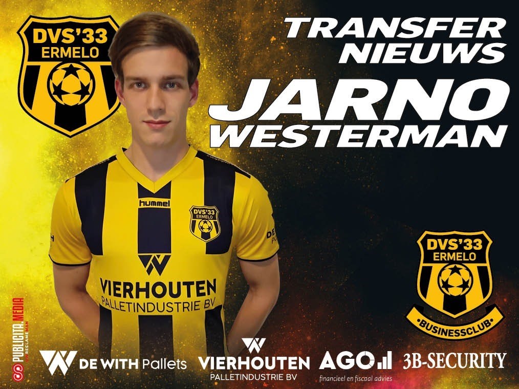 Jarno Westerman komt per direct over van IJsselmeervogels - DVS'33 Ermelo
