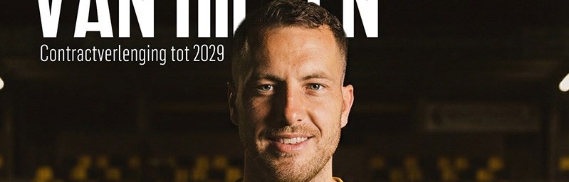 Nicky van Hilten nog minimaal 3,5 seizoen in het Geelzwart - DVS'33 Ermelo