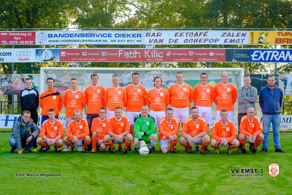 vv Emst 3 gaat vandaag op trainingskamp - Emst