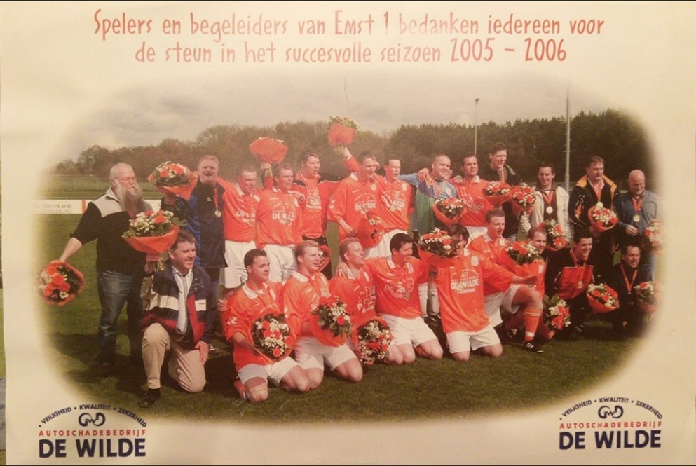 V.v. Emst 75 jaar: interview met oud selectie voetballer Maarten van ...