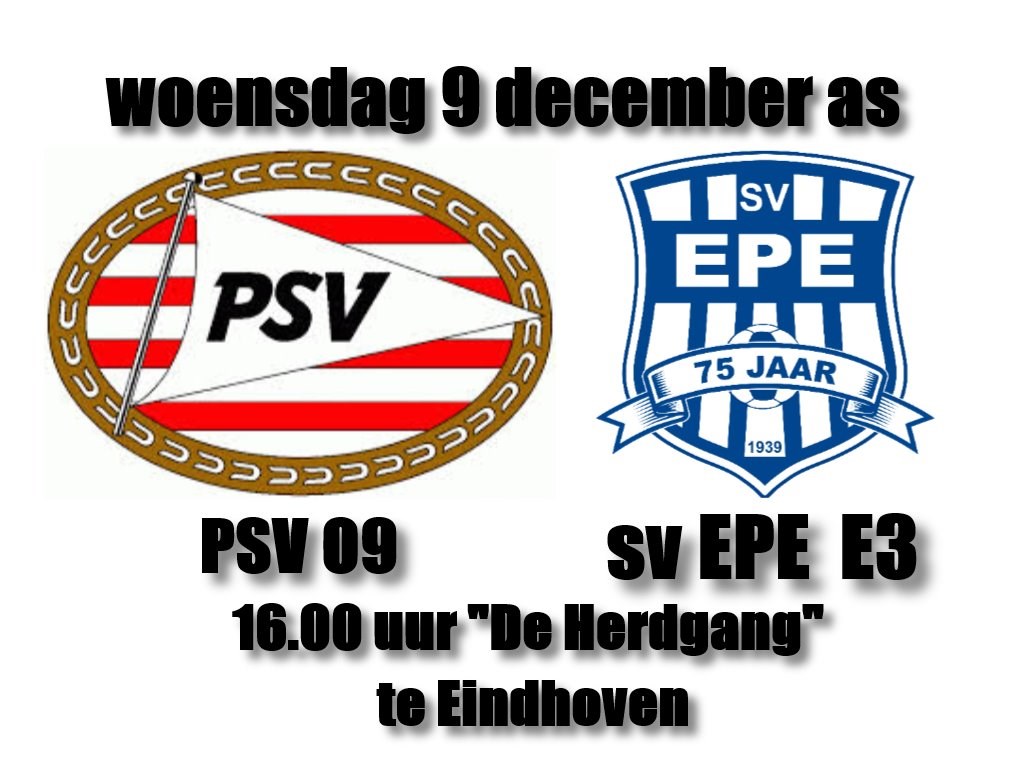 SV Epe E3 oefent tegen PSV O9 - SV Epe
