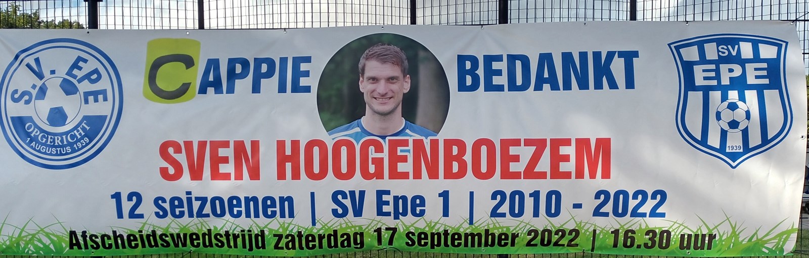 Sven Hoogenboezem beëindigd als speler voetbalcarriëre :UPDATE - SV Epe