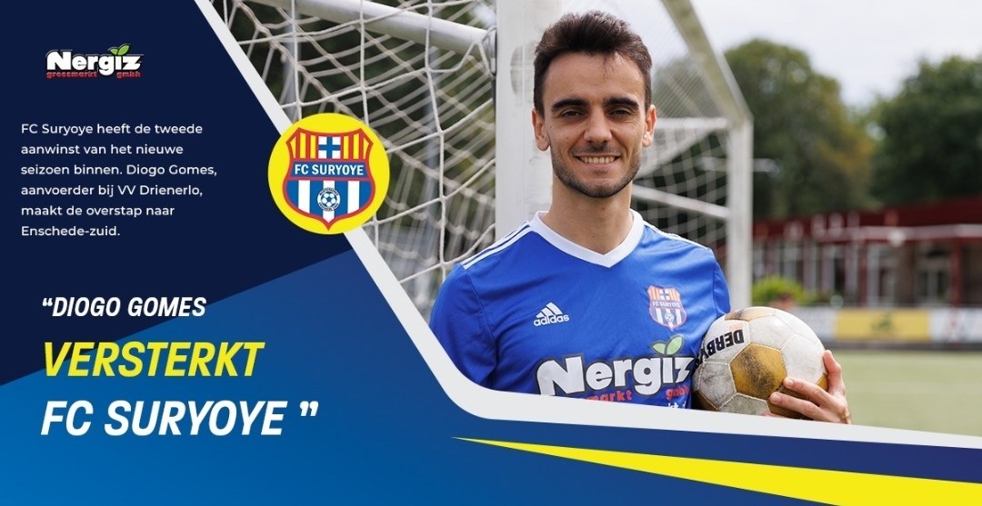 Diogo Gomes versterkt FC Suryoye - FC Suryoye