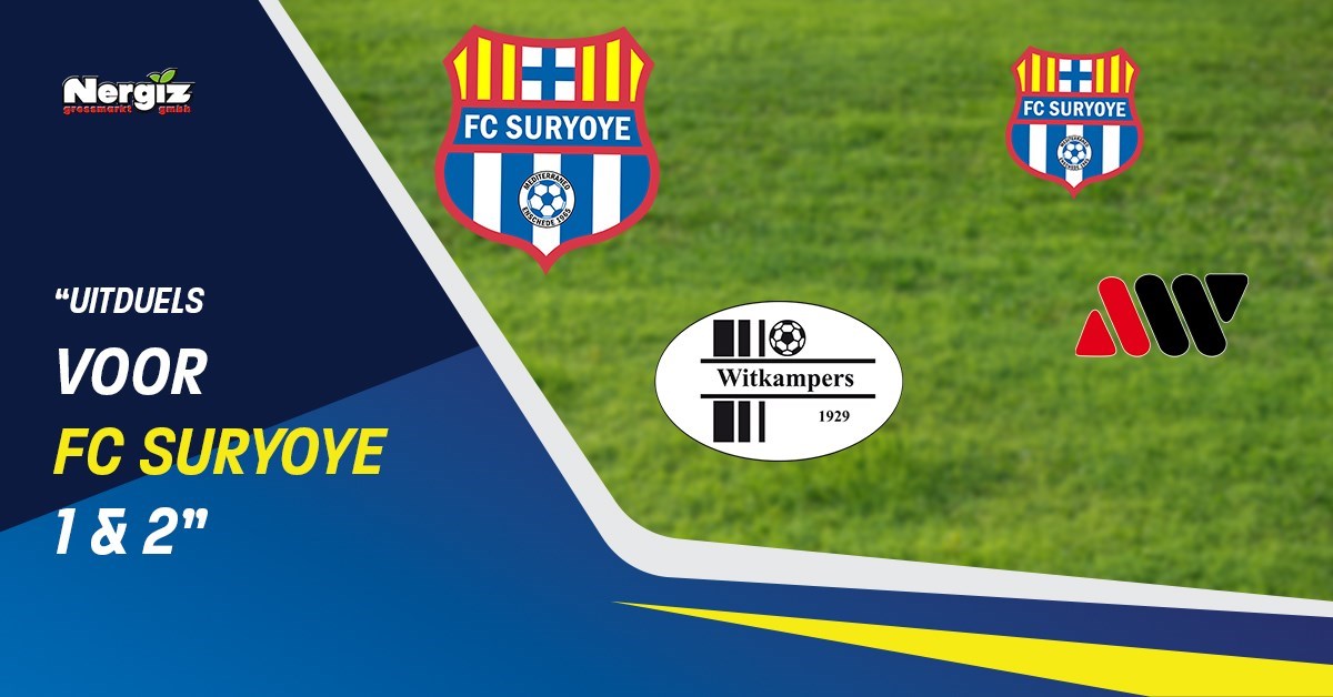 Eerste en tweede elftal spelen beide uit - FC Suryoye