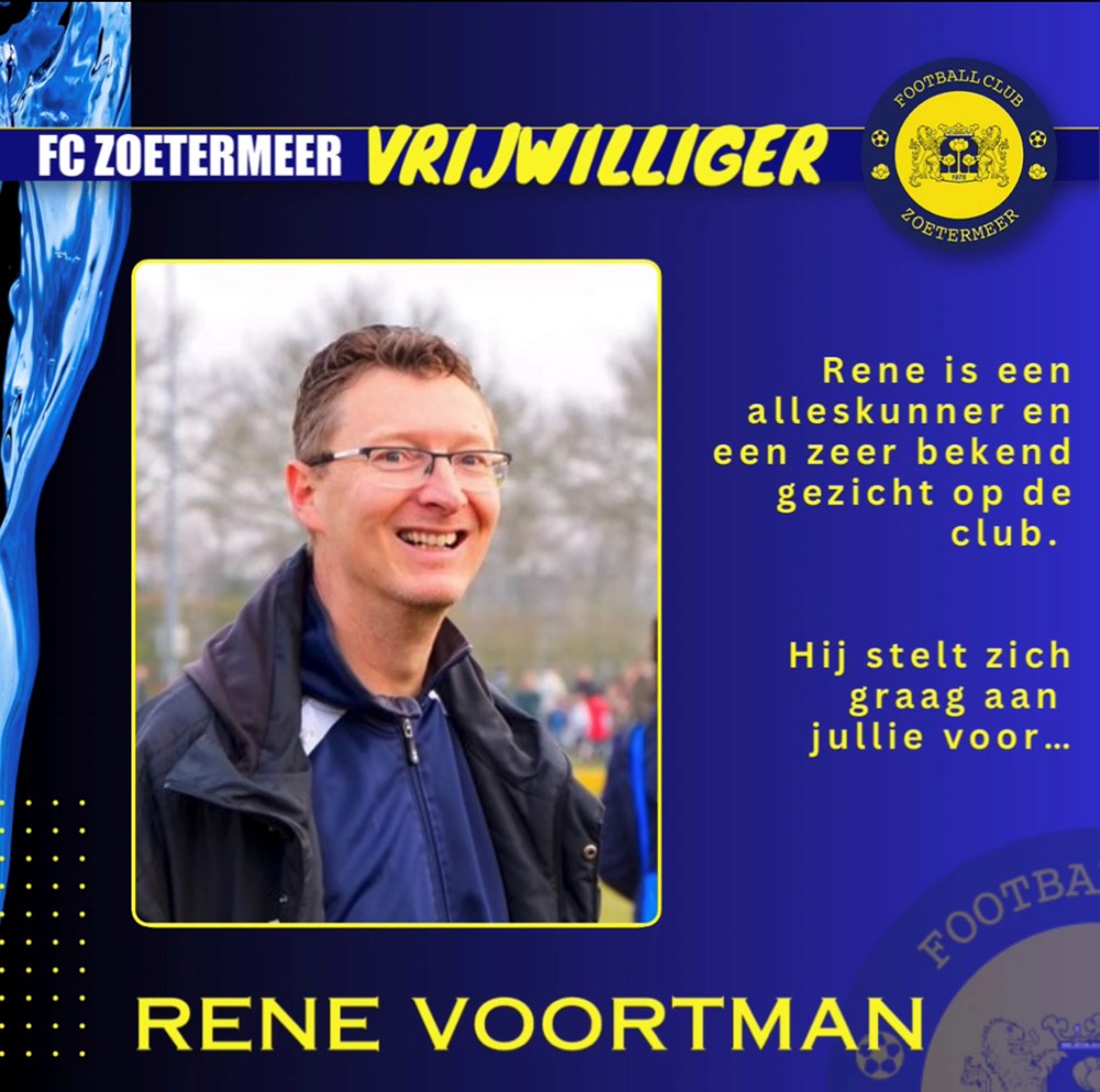 Maak kennis met... RENE VOORTMAN - FC Zoetermeer