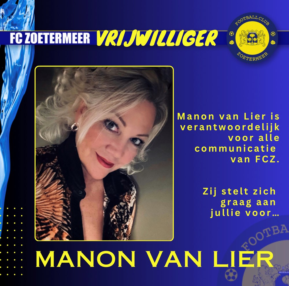Maak kennis met...MANON VAN LIER - FC Zoetermeer