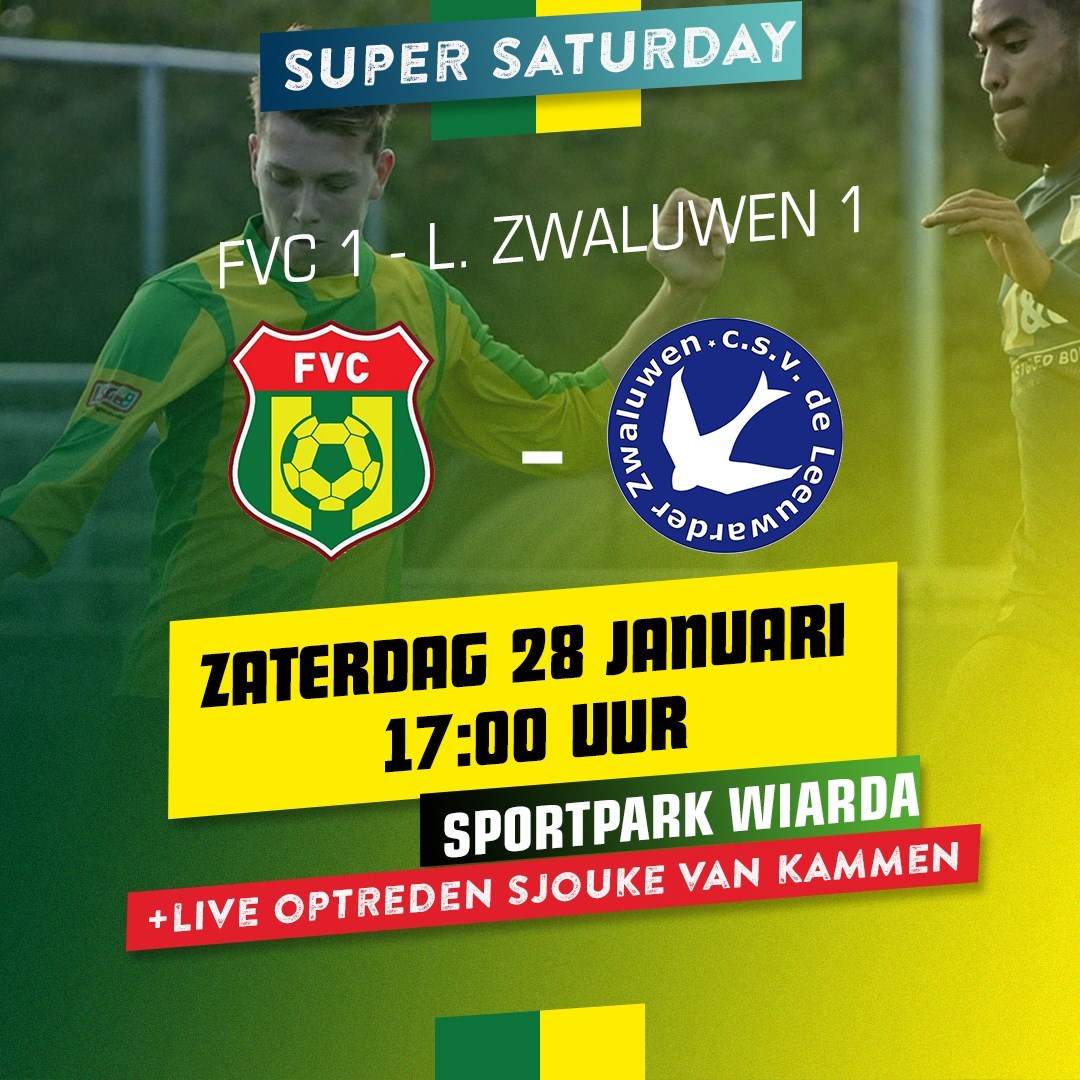Derby Saturday! Jij komt toch ook? - FVC