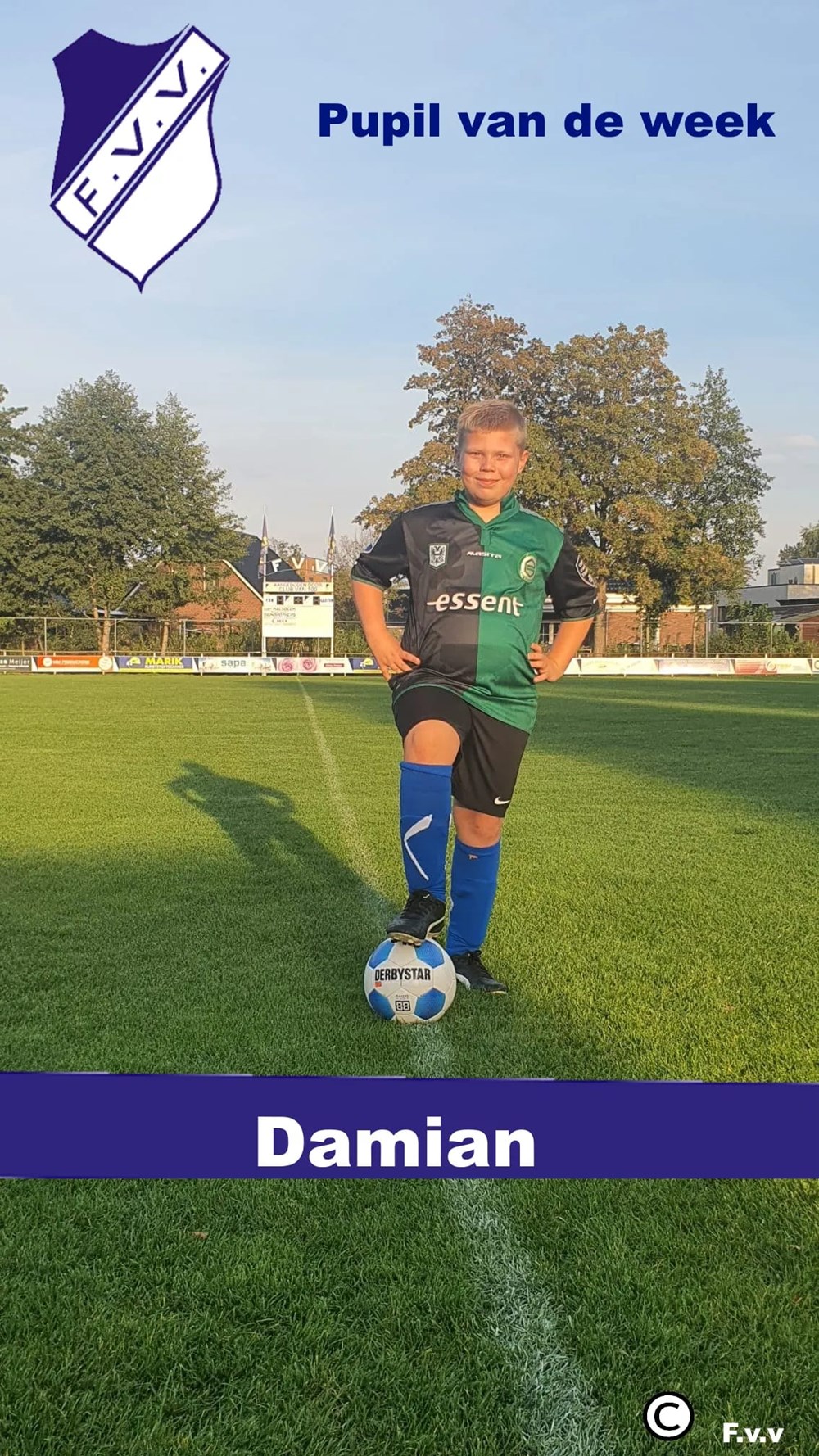 Pupil van de week - Voetbal Vereniging FVV Foxhol
