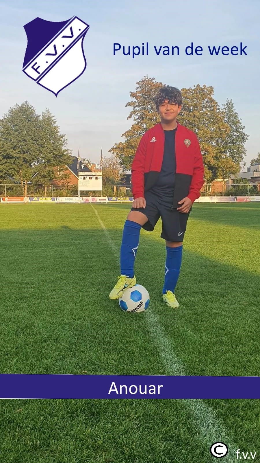 Pupil van de week - Voetbal Vereniging FVV Foxhol
