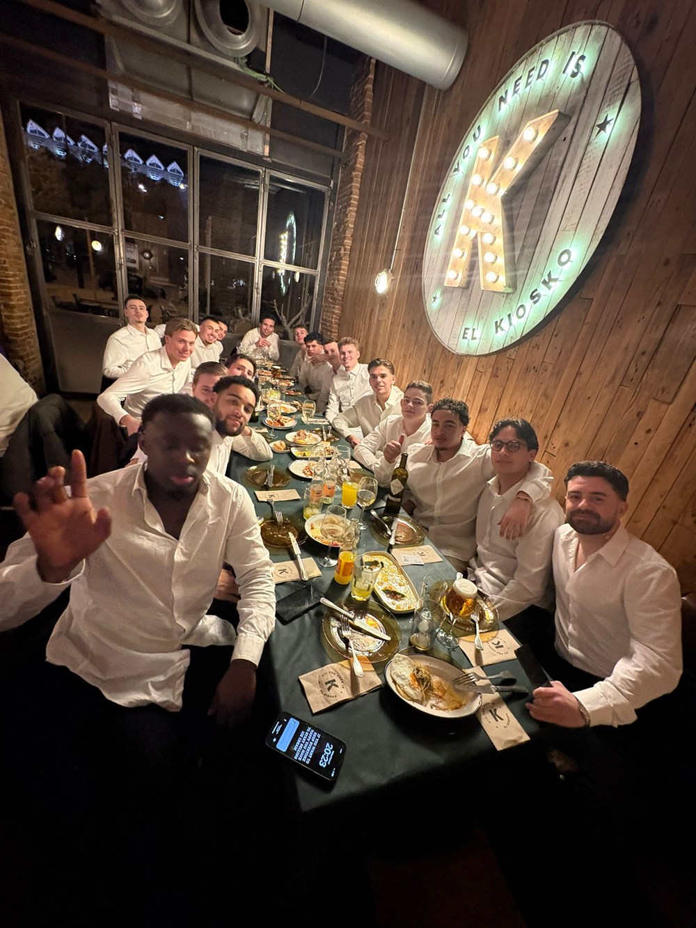 Witte boorden in Valencia - SV Fortuna Wormerveer