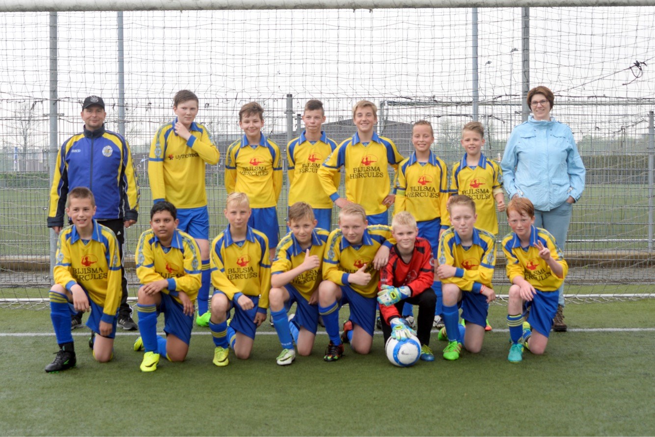 JO13-3 en JO13-4 behalen kampioenschap - SC Franeker