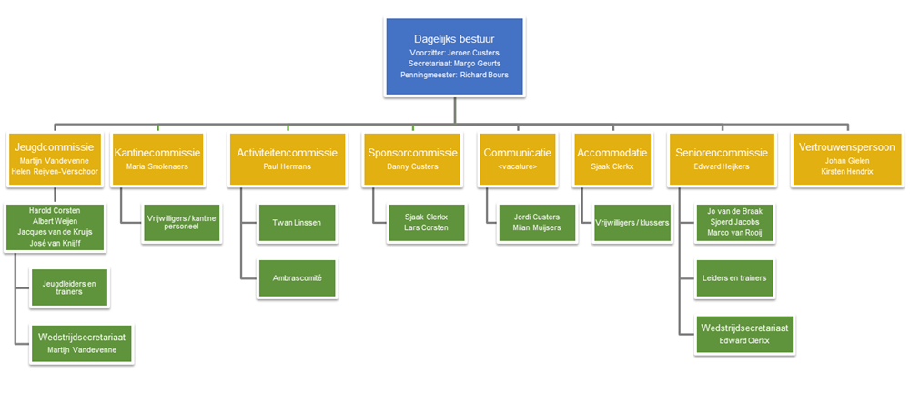 Organisatiestructuur - DFO '20