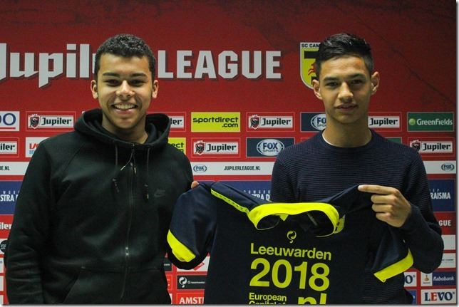 Cass Pinas en Brian Pattiwael naar SC Cambuur - GVAV-Rapiditas
