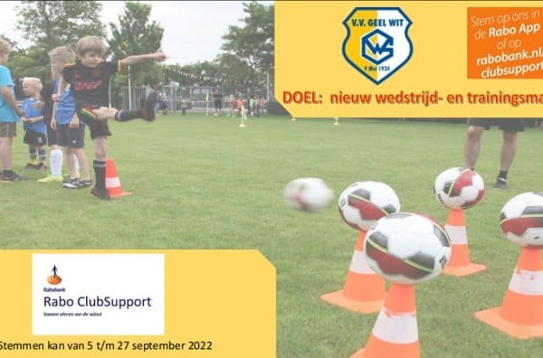 Geel Wit doet dit jaar weer mee met de Rabo ClubSupport - V.V. Geel Wit ...