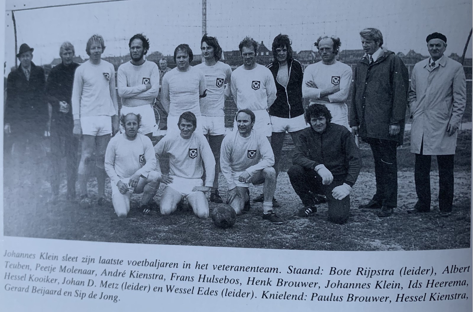 Johannes Klein overleden - V.V. Geel Wit Ameland