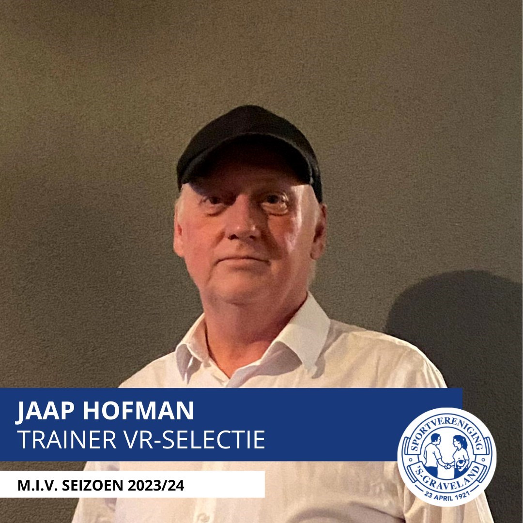 Jaap Hofman, hoofdtrainer VR-selectie - s.v. 's-Graveland