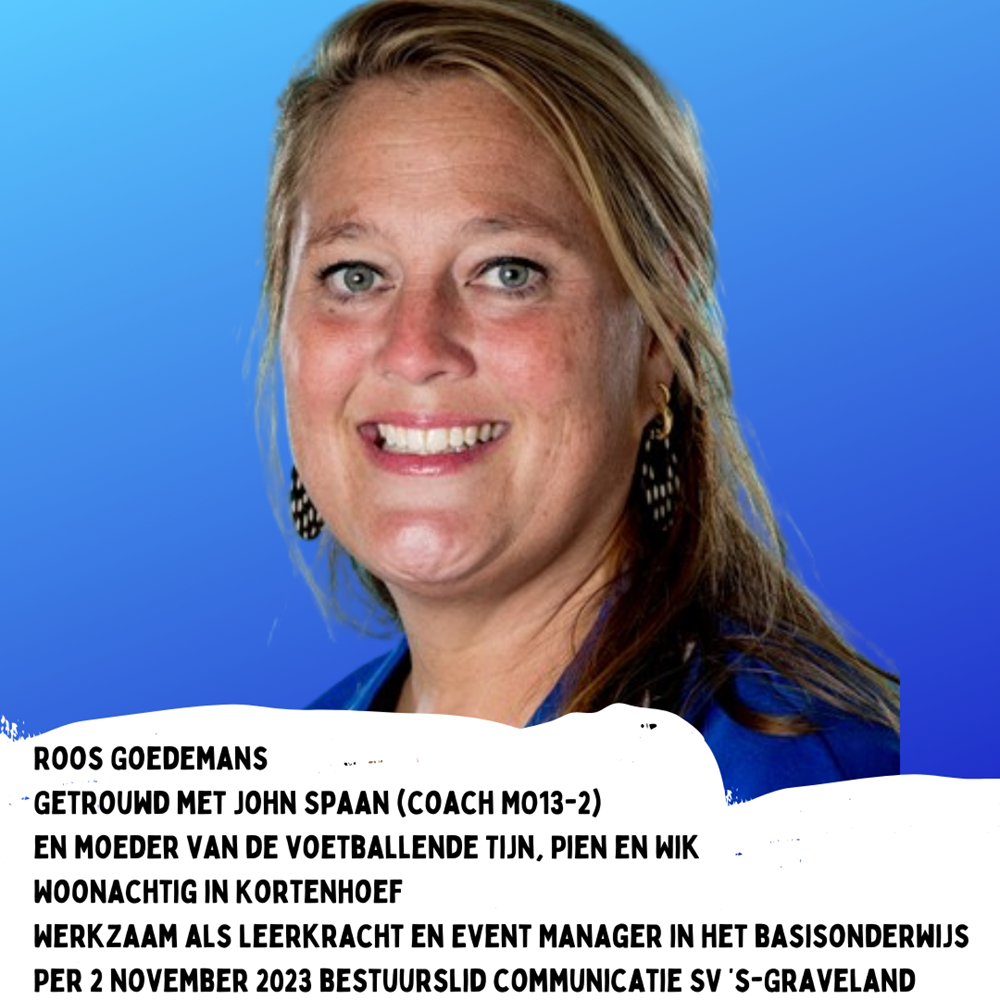 Stel je voor, 2 nieuwe bestuursleden - s.v. 's-Graveland