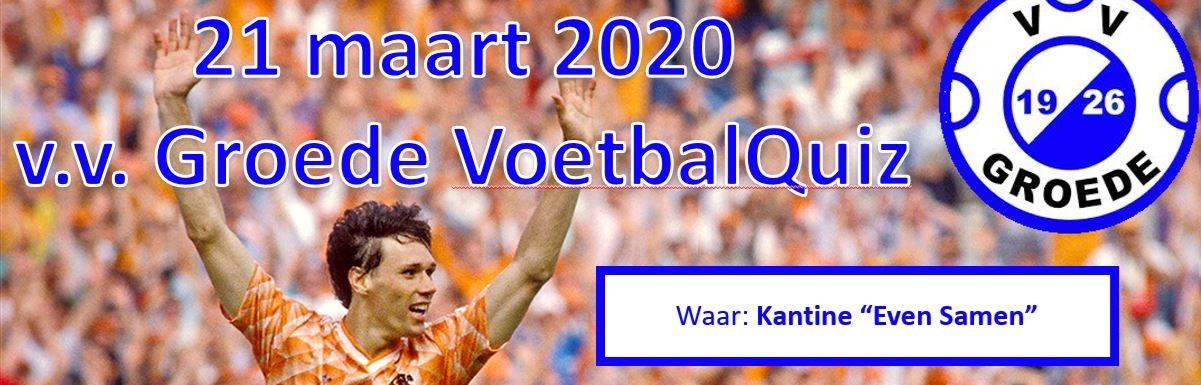 Voetbalquiz v.v. Groede 21 maart 2020 - v.v. Groede