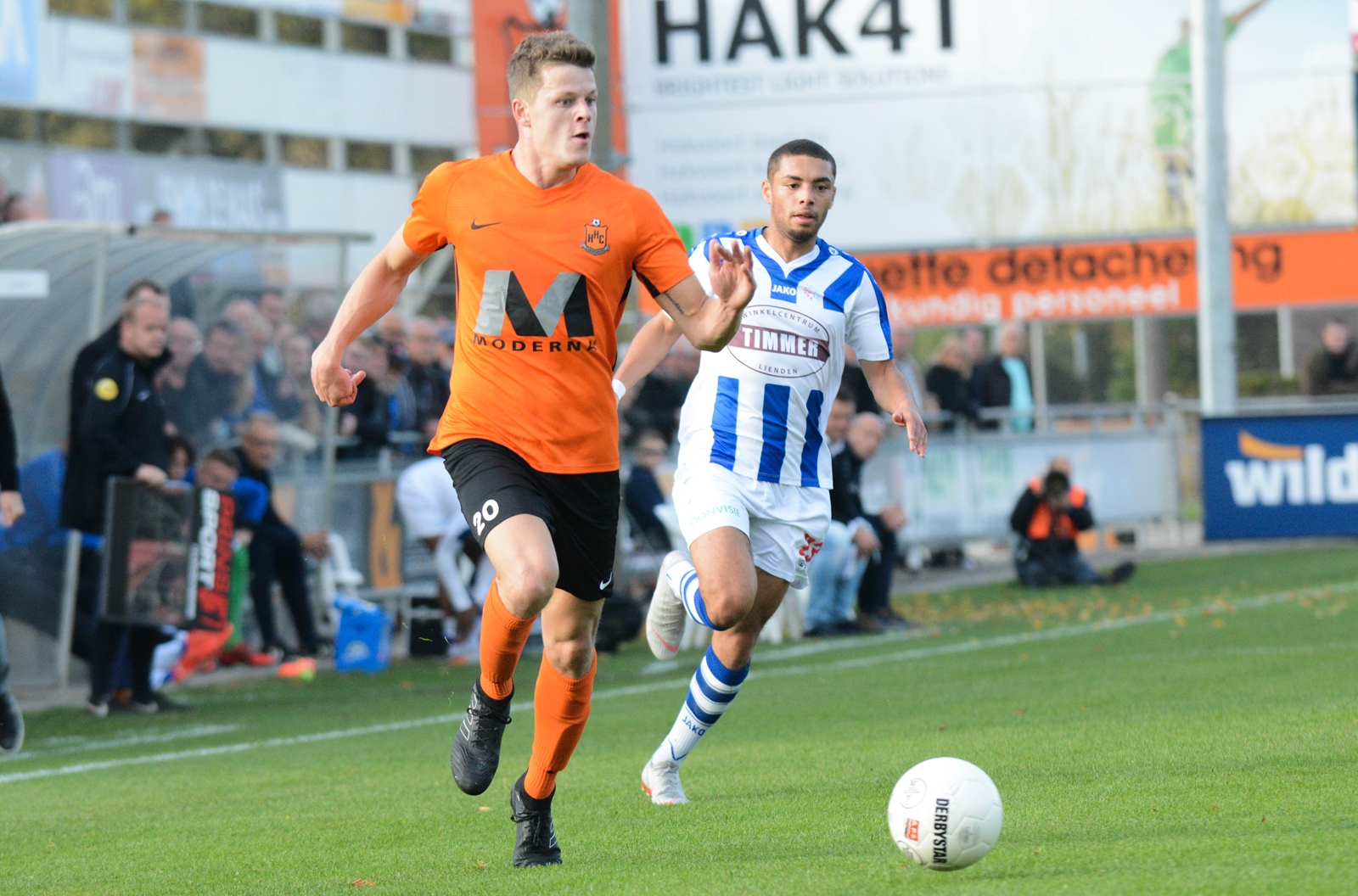 Danny Bouws en Joël Amakodo langer bij HHC - HHC Hardenberg