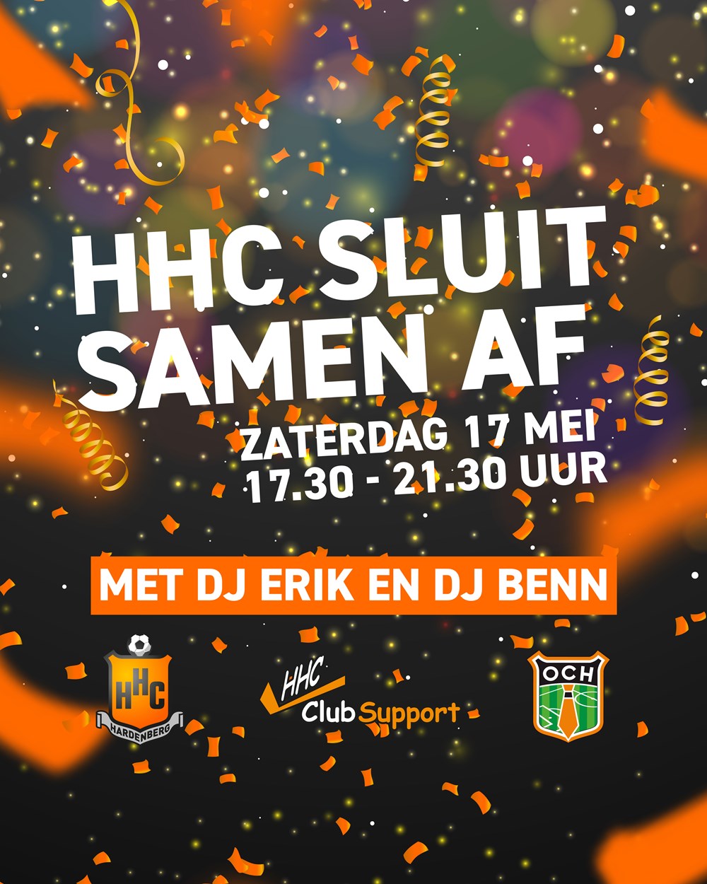 HHC Sluit Samen Af: zaterdag 17 mei - HHC Hardenberg