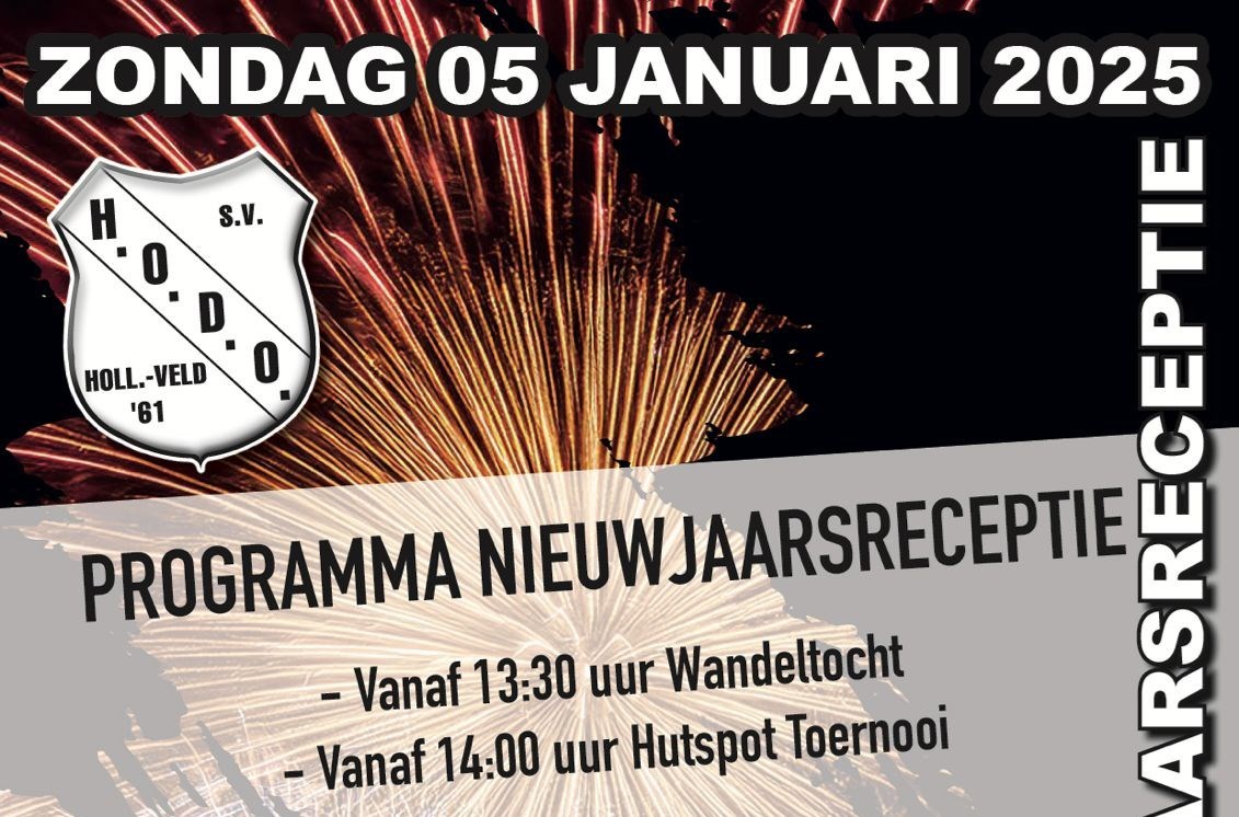 Nieuwjaarsreceptie - s.v. HODO