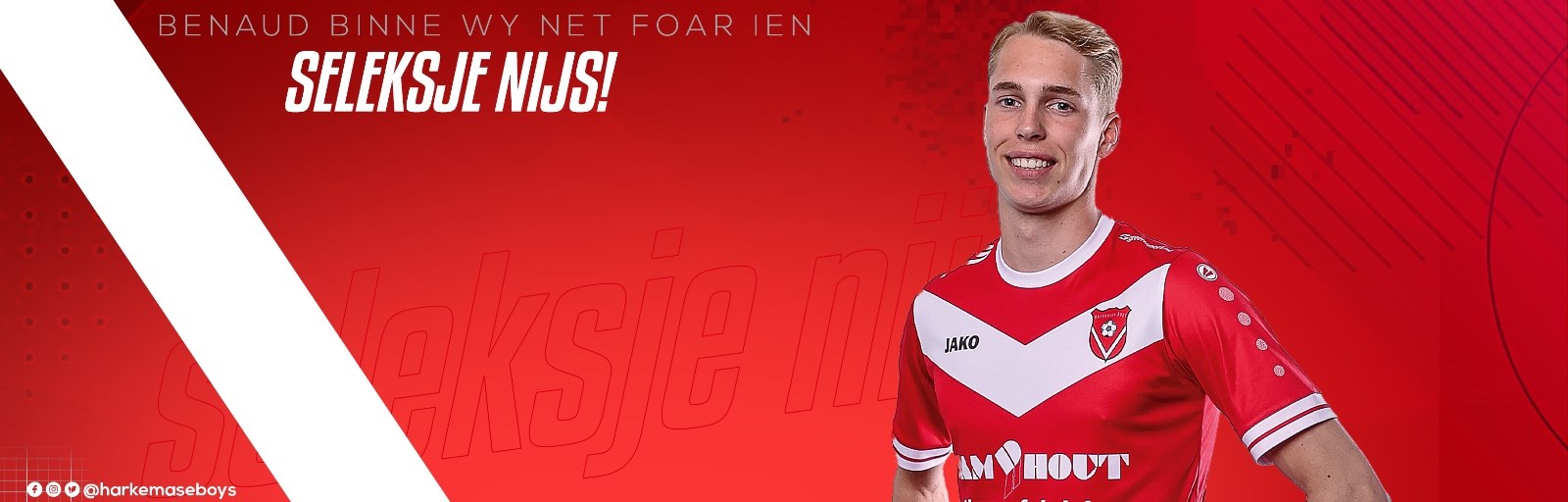 Nieuwe speler: Jurre van der Meer - Harkemase Boys
