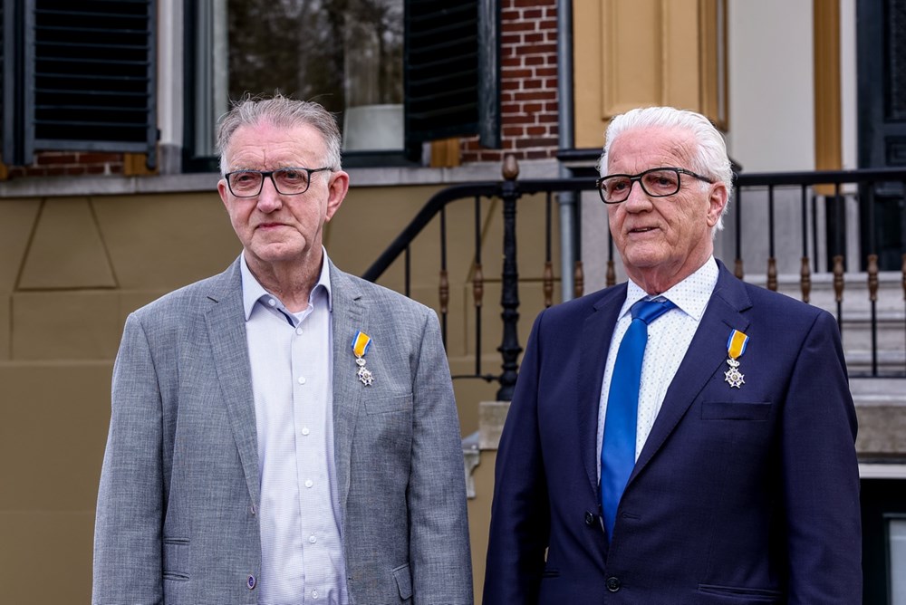 Koninklijke onderscheiding voor Harm van der Woude en Frans Hoekstra ...