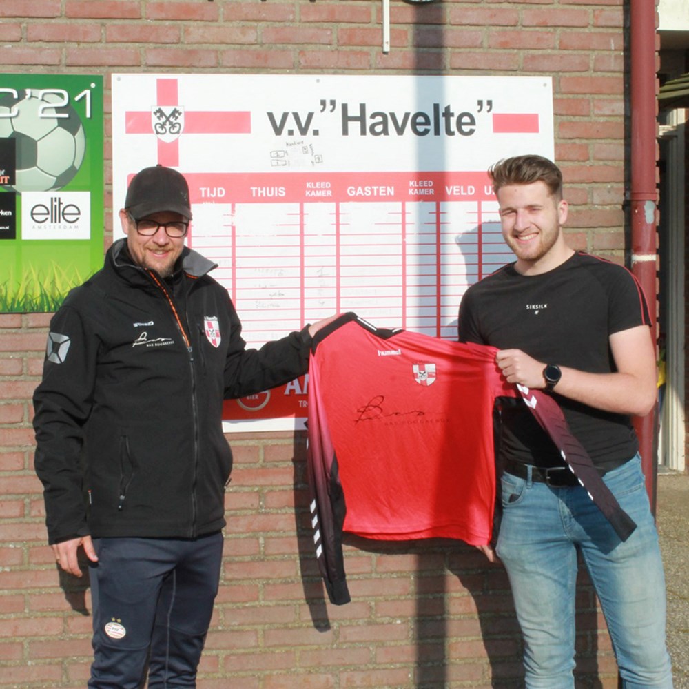 SELECTIENIEUWS - keeper Jelte Bangma terug bij de club - V.V. Havelte