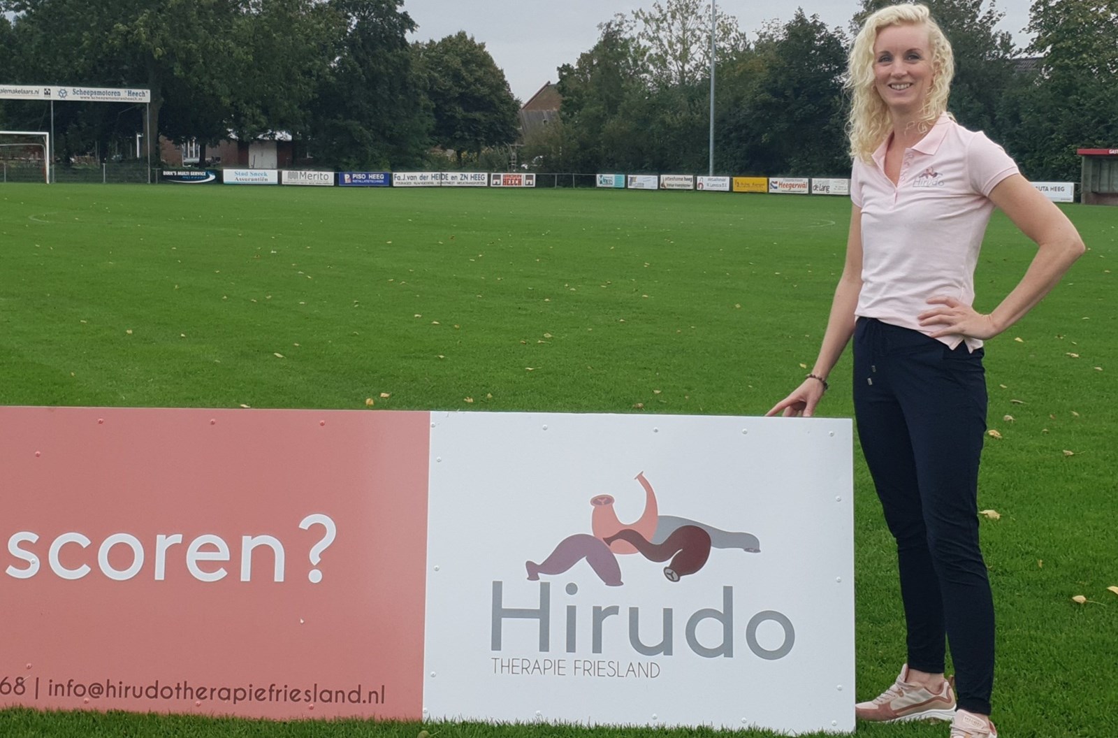 Hirudotherapie Friesland nieuwe bordsponsor - Voetbalvereniging Heeg