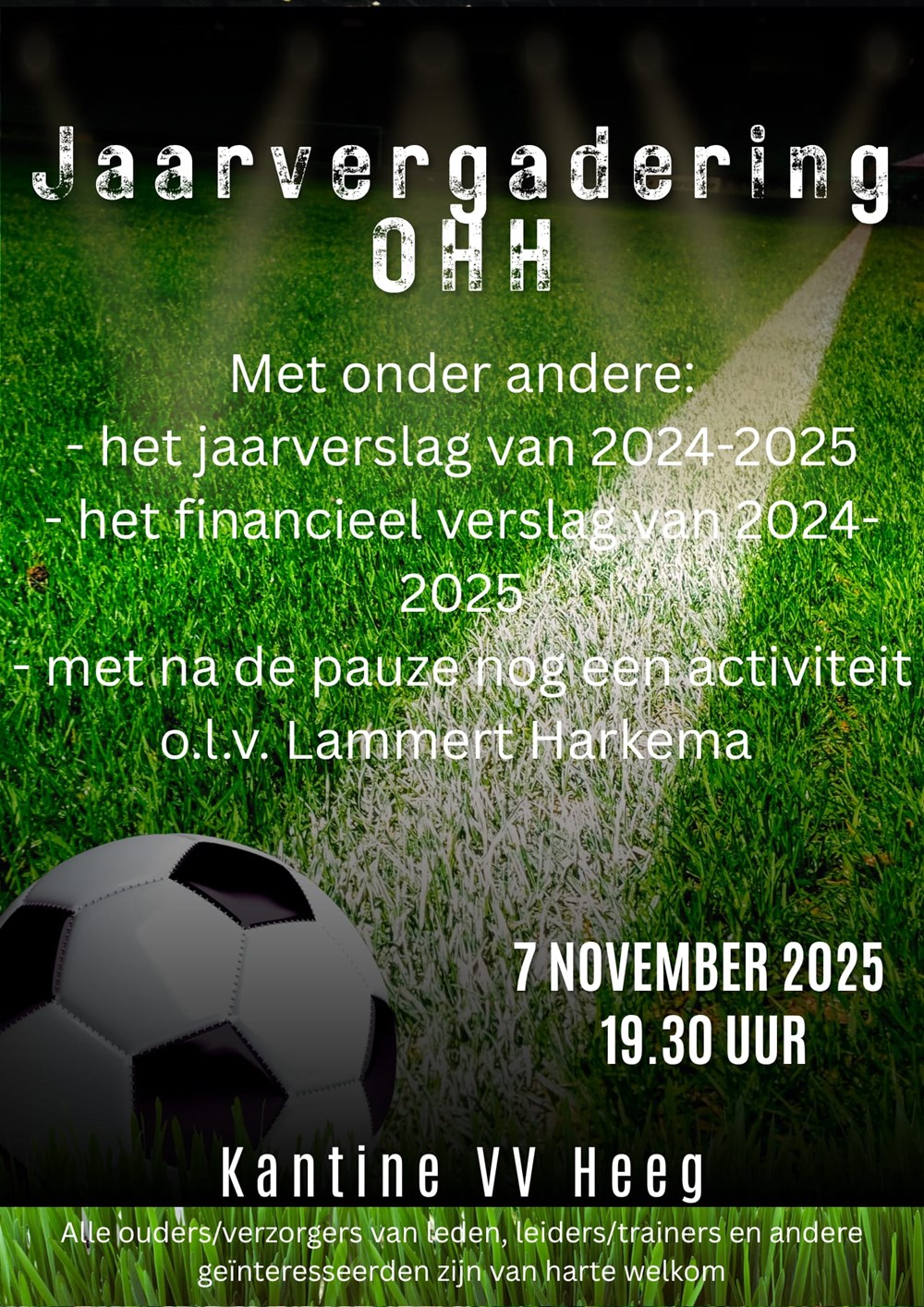 Agenda - Voetbalvereniging Heeg