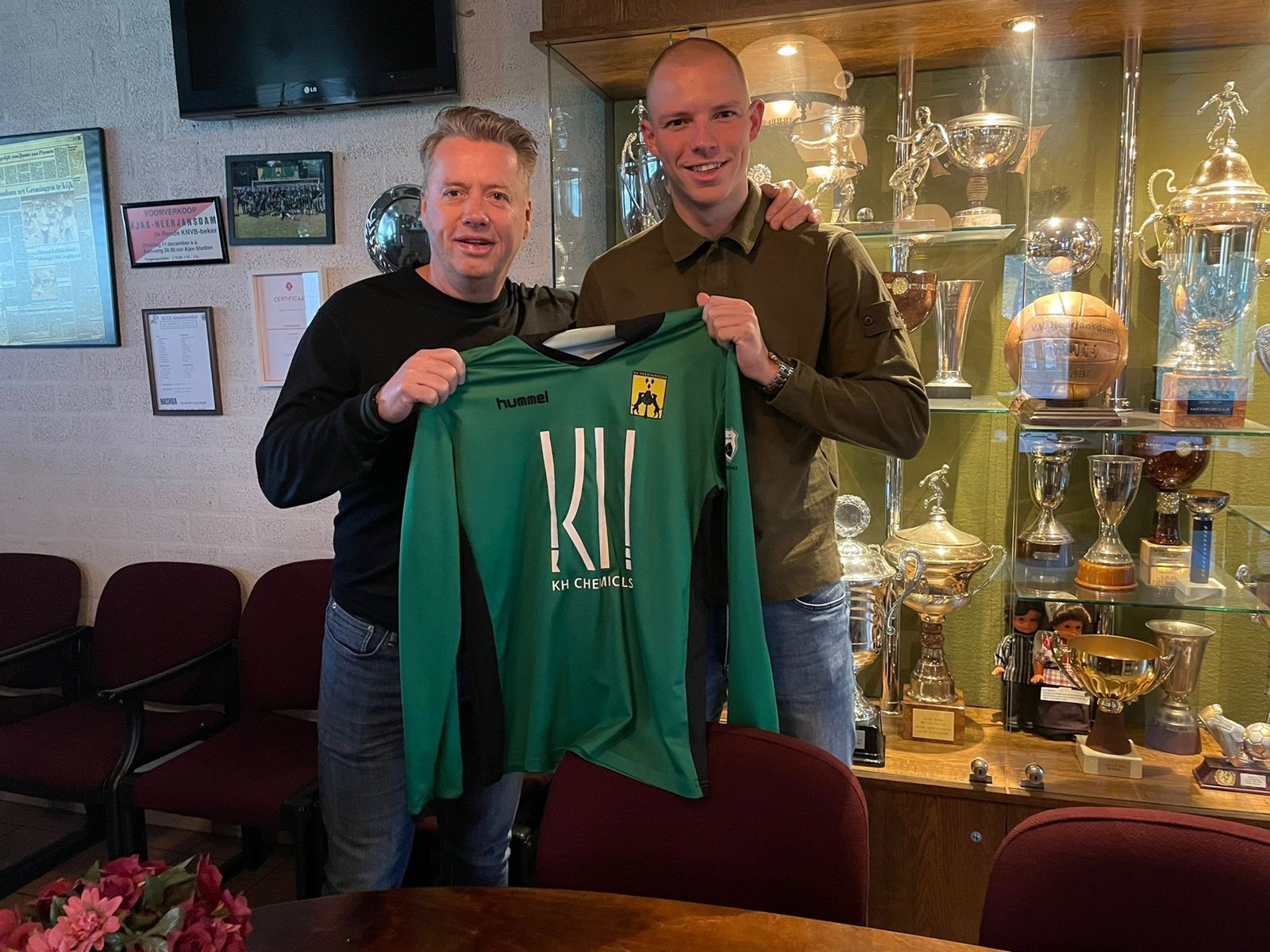 Eerste nieuwe selectiespeler. - vv Heerjansdam