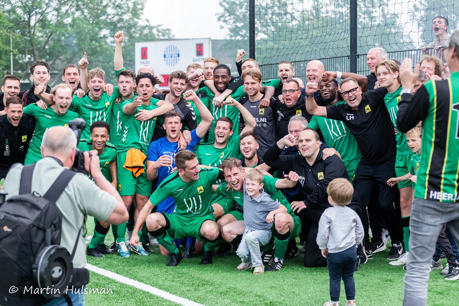 Heerjansdam wint finale n/c: 4-0. - vv Heerjansdam