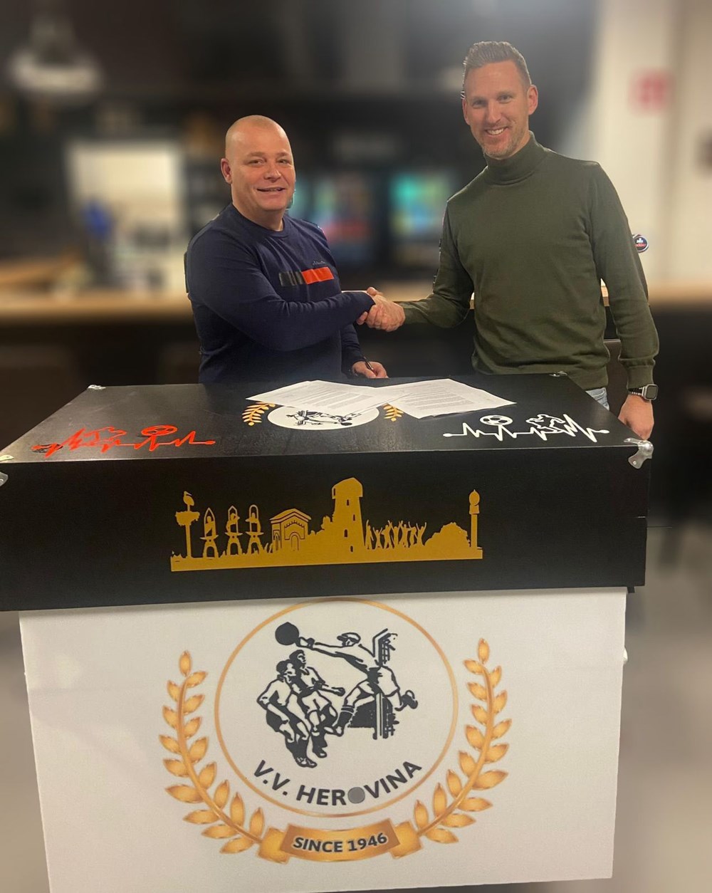 Herovina verwelkomt nieuwe trainer '24 - 25 - v.v. Herovina
