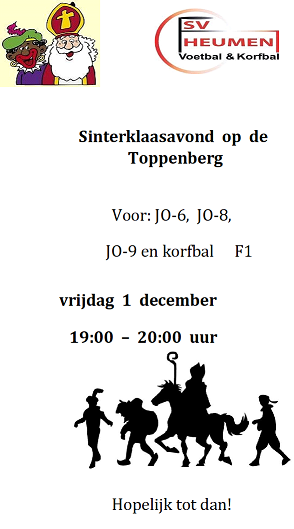 Sinterklaas komt op bezoek bij SV Heumen - Heumen