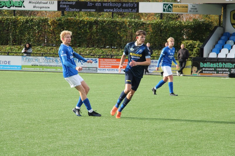 Hoogeveen JO19-1 met dubbele cijfers langs JVZ JO19-1 - Officiële website Voetbalvereniging ...