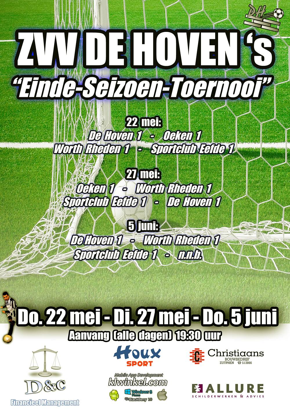 De Hoven 1's "Einde-Seizoen-Toernooi" - Zvv De Hoven