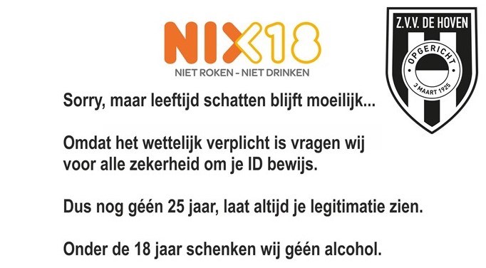 NIX 18 afspraken dat doen we samen! - Hoven