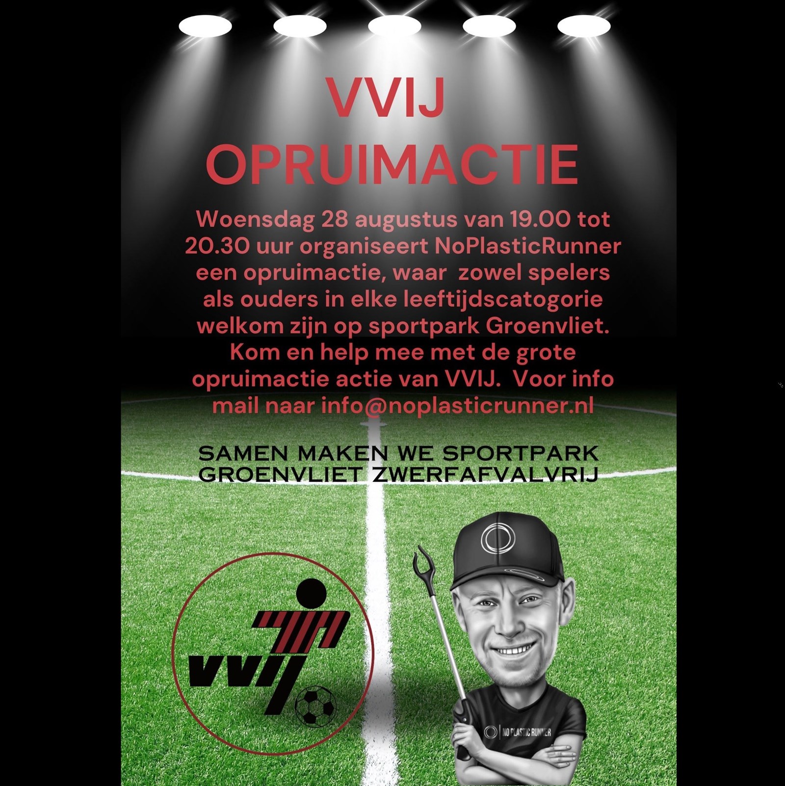 21-7: VVIJ wordt het schoonste sportpark. Help je mee? - WIJ ZIJN VVIJ