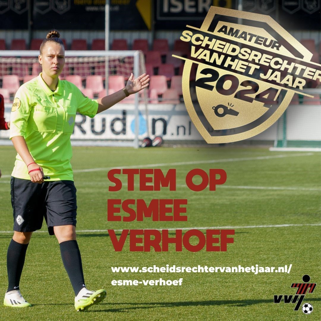 26-10: Stem op Esmee als scheidsrechter van het jaar - WIJ ZIJN VVIJ