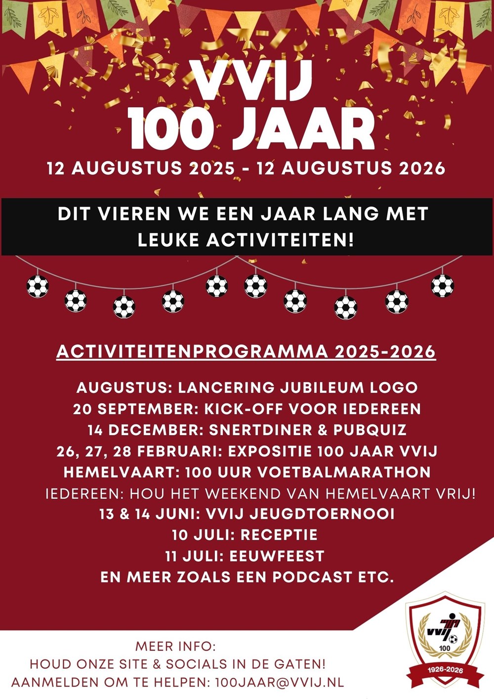 100 jaar - WIJ ZIJN VVIJ