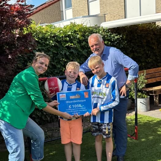 Opbrengst loterij Buurtgezinnen IJsselstein - IJFC