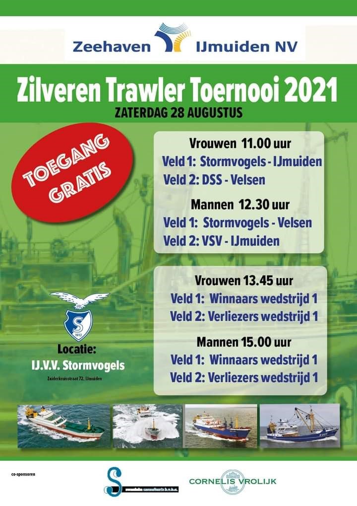 2e plaats V.V. IJmuiden 1 op Zilveren Trawler Toernooi 2022