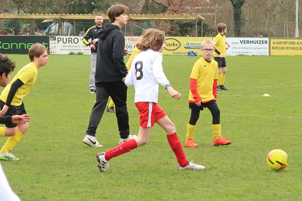 09/03/2024 U11-B: Wedstrijd in de kijker KFC Halle - K Sint Job FC - KFC HALLE