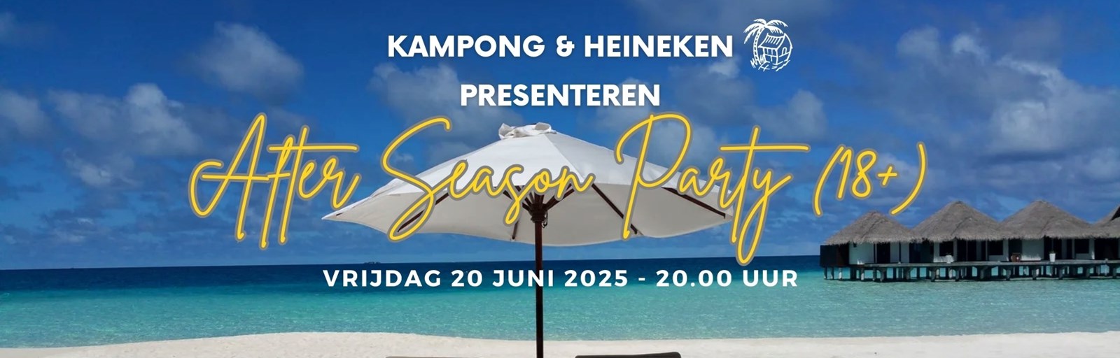 Save the date: Kampong After Season Party 2025 (18+) - Kampong Voetbal