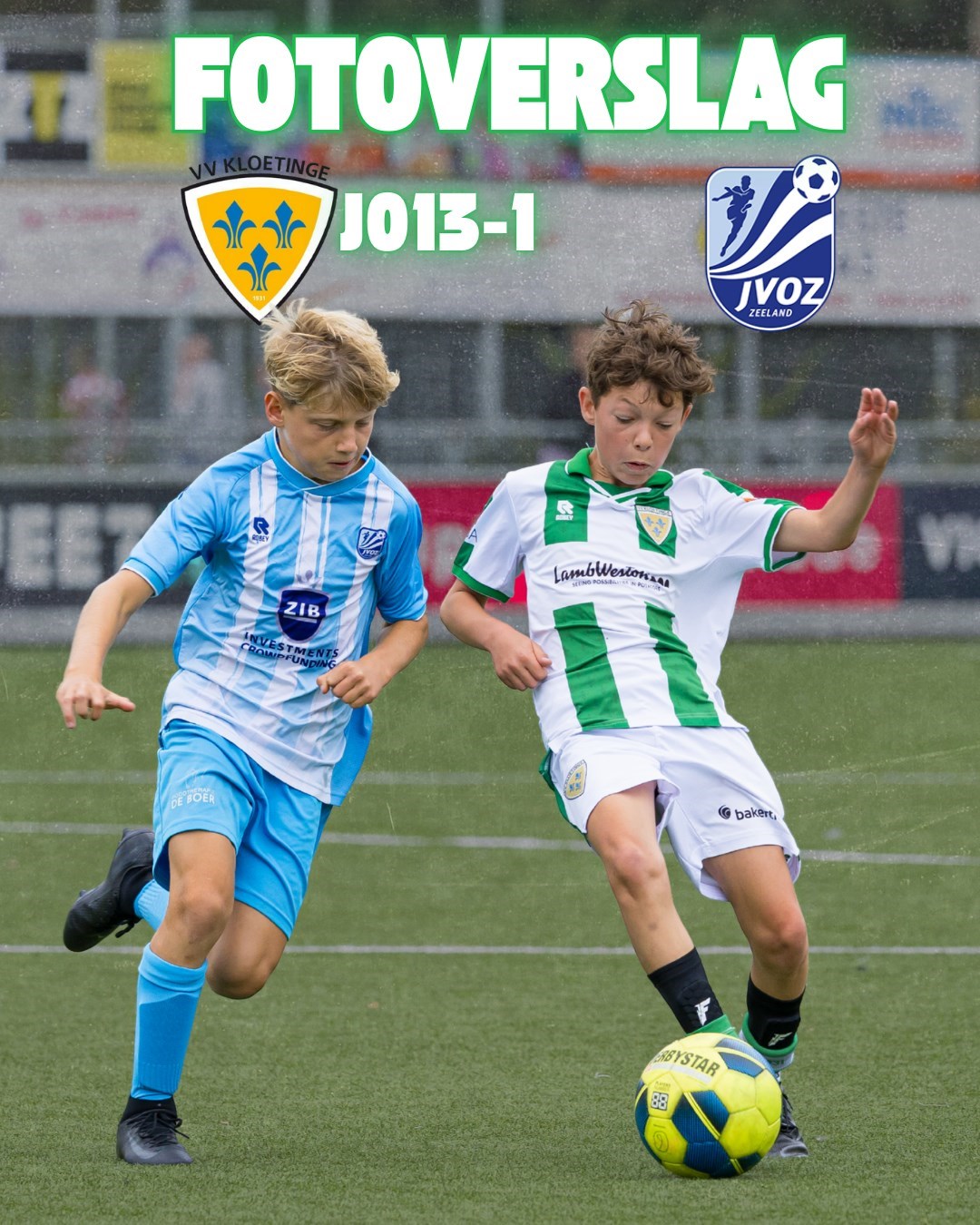 Fotoverslag VV Kloetinge JO13-1 - JVOZ JO13-1 [oefen, 2-3] - VV Kloetinge