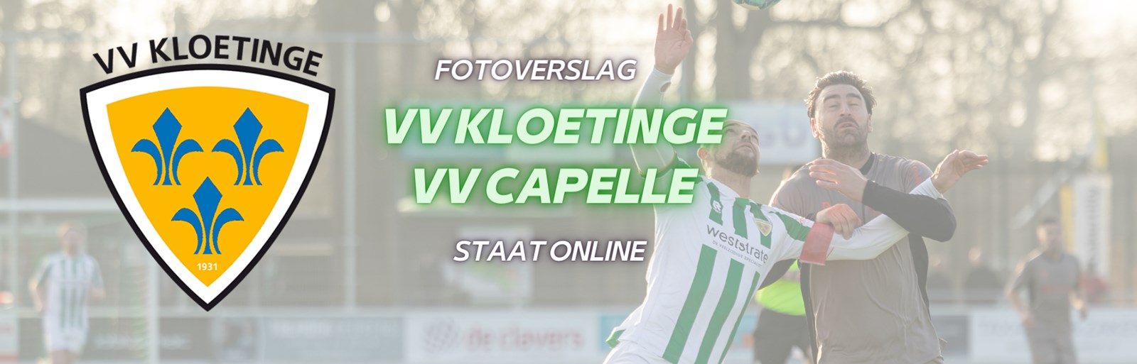 Fotoverslag V.V. Kloetinge - VV Capelle staat online - VV Kloetinge